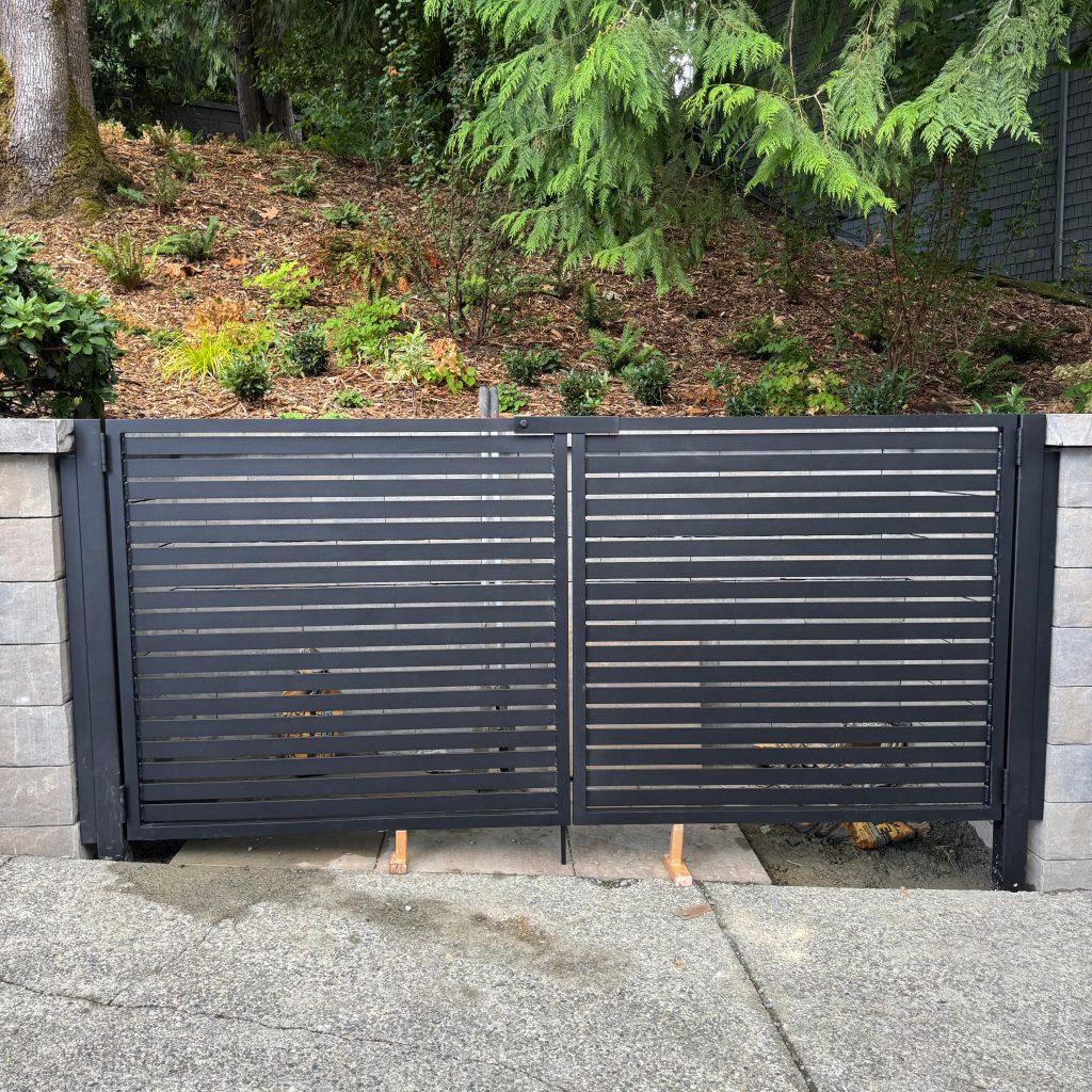 Modern Aluminum Gate in Seattle, WA | Fences & Gates Pro